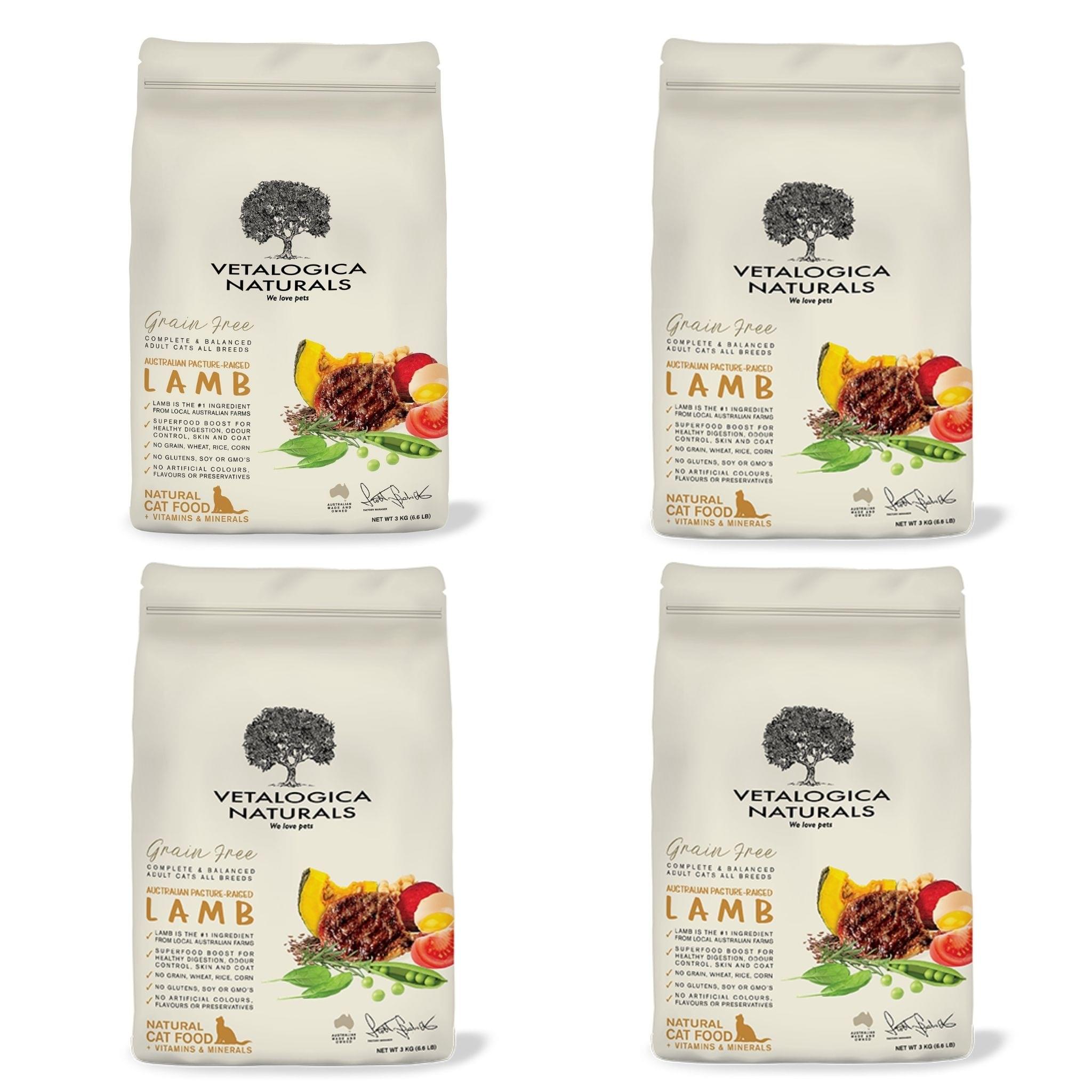 4 x 100g Vetalogica Naturals Lamb Cat Food Samples for FREE